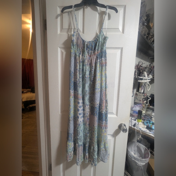 Papaya | Dresses | Papaya Pastel Patchwork Maxi Dress | Poshmark